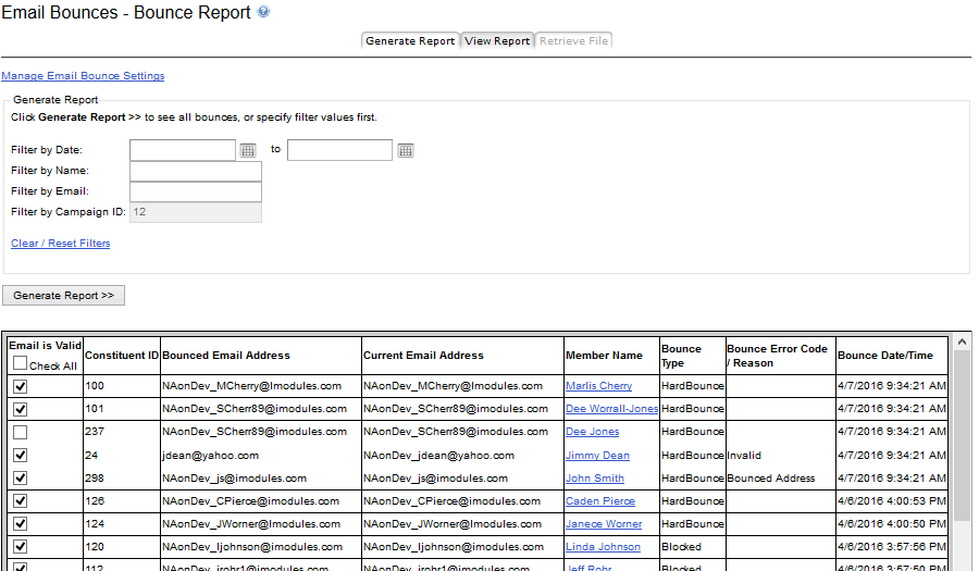 Email Bounces – Encompass Support Center
