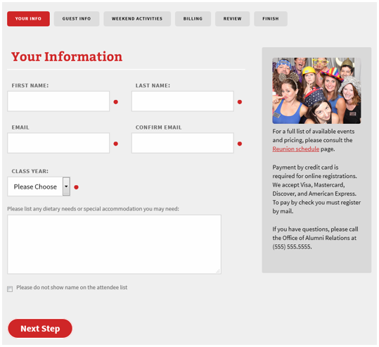 Css Customization Options On Forms Events Campaigns Encompass Support Center 